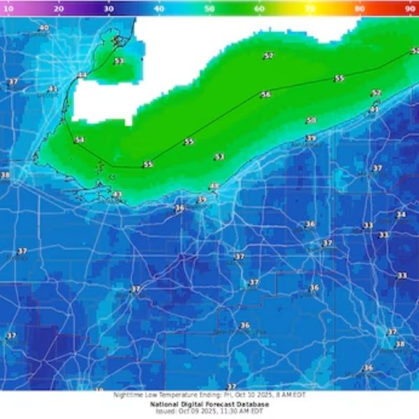 Northern Ohio Weather: Frosty Night Ahead, Temperatures Near 29 ...